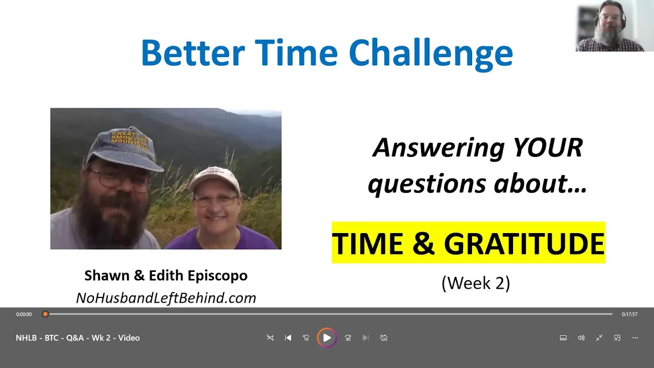 Answering YOUR questions about... TIME & GRATITUDE (Better Time ...