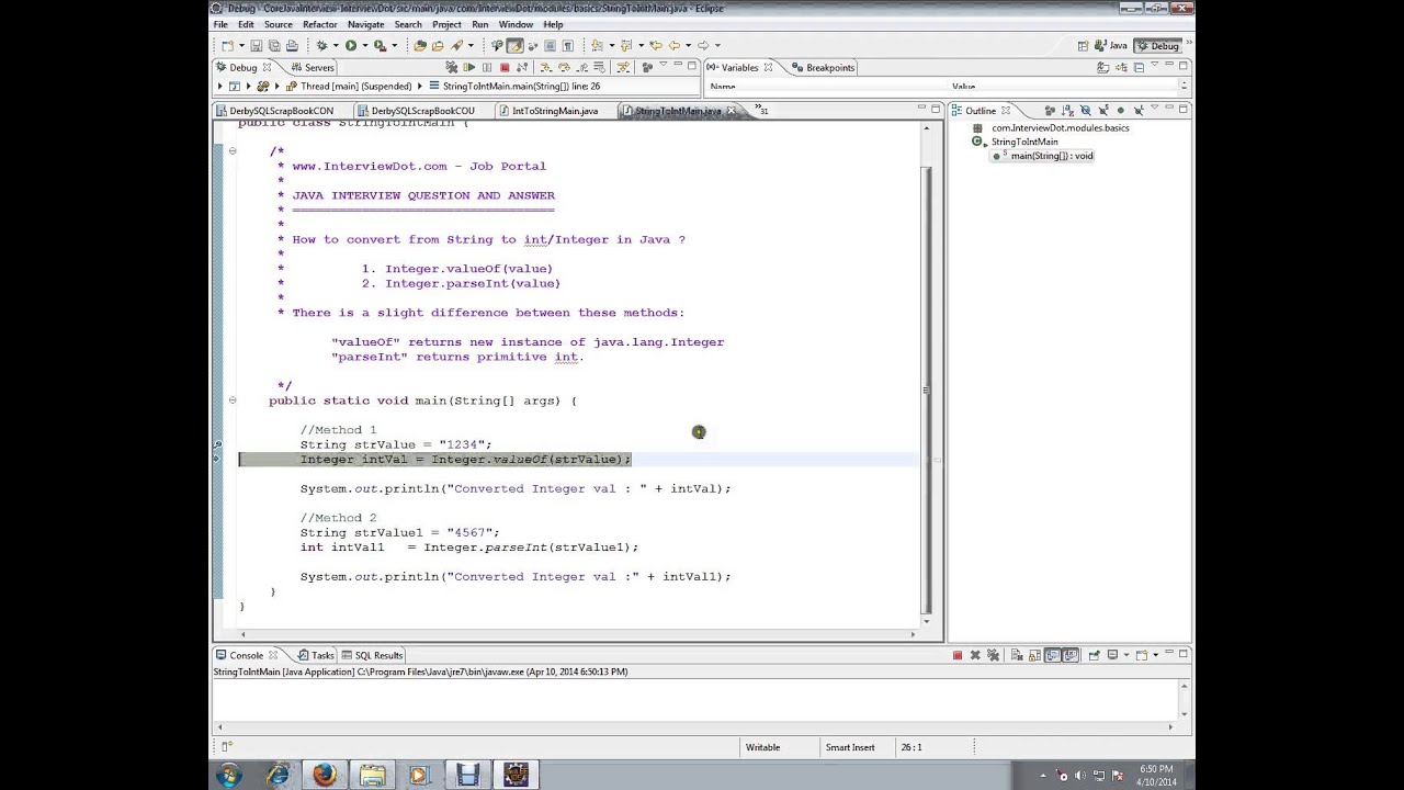 How To Convert String To Int In Java Example YouTube How To Convert String To Int In Java Example YouTube