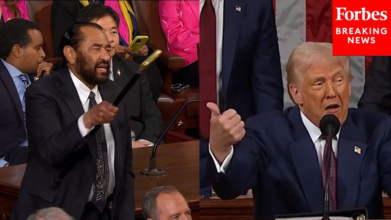 BREAKING NEWS: Al Green Interrupts Trump's Address To Congress At The ...