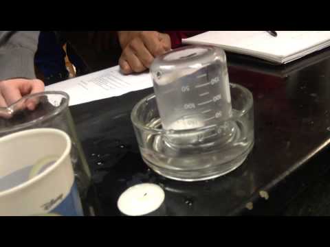 Floating candle lab - YouTube