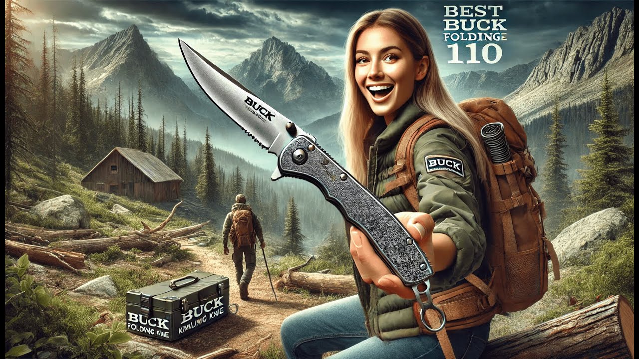 🔪 Quick Draw Release Standard Leather Knife | Best Buck Folding Knife ...