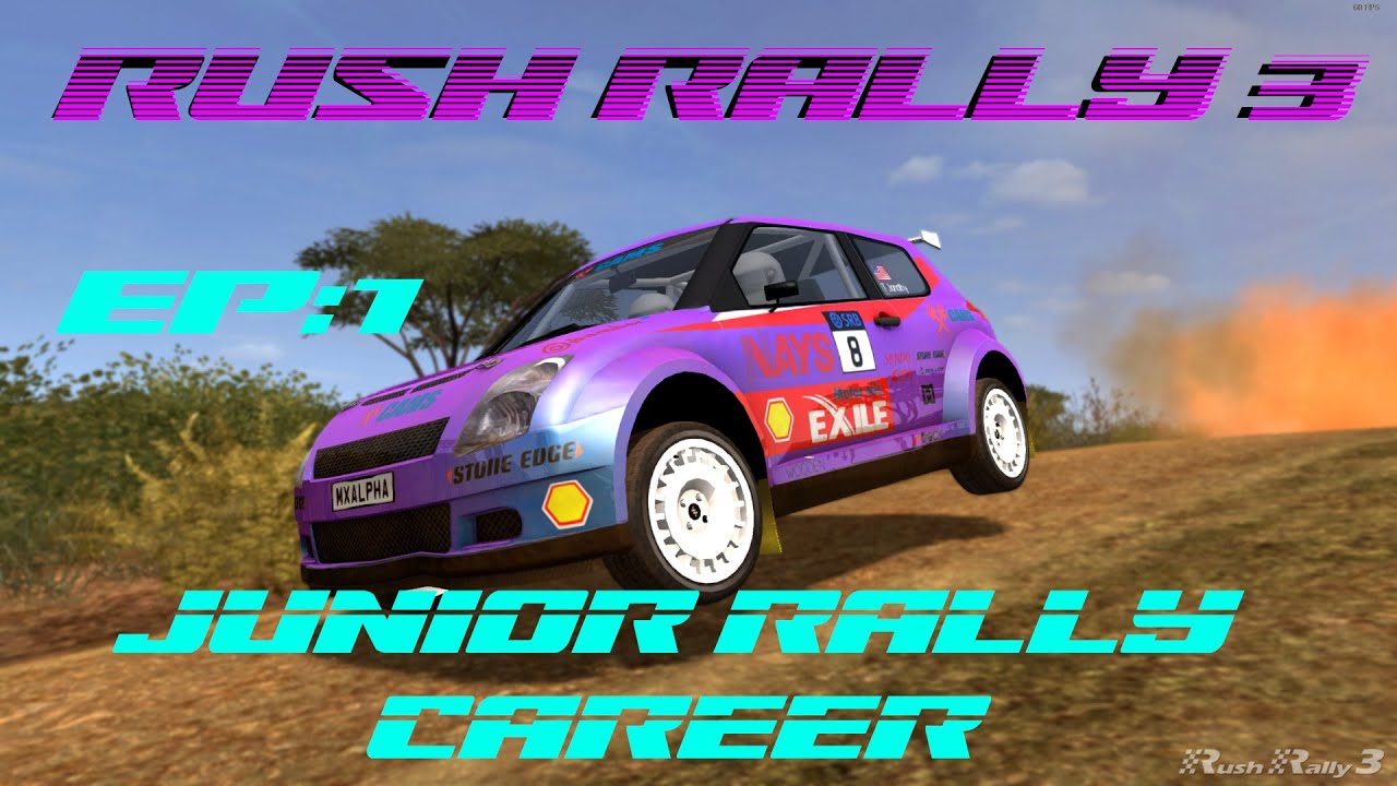 Let's Enter The Junior Rally Championship! Rally Rush 3 Career Ep: 1 ...