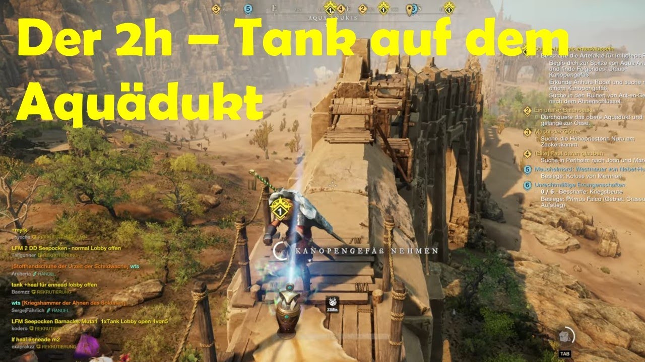 New World: Brimstone Sands - Der Großschwer-Tank auf dem Aquädukt - YouTube