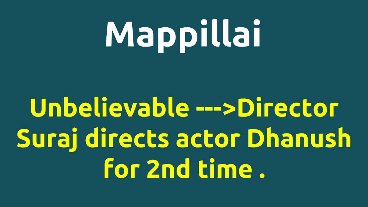 Mappillai |2011 movie |IMDB Rating |Review | Complete report | Story | Cast - YouTube