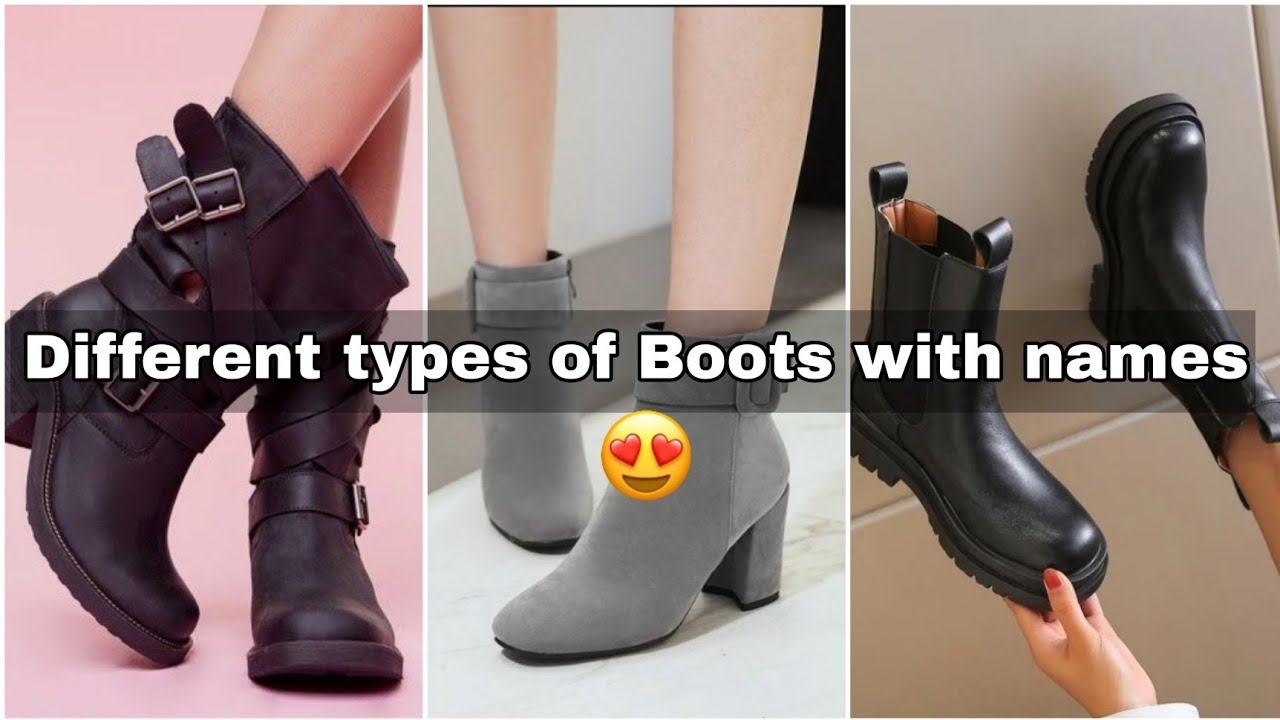 Different types of Boots with names ll For Girls ll Fashion and Trend ...