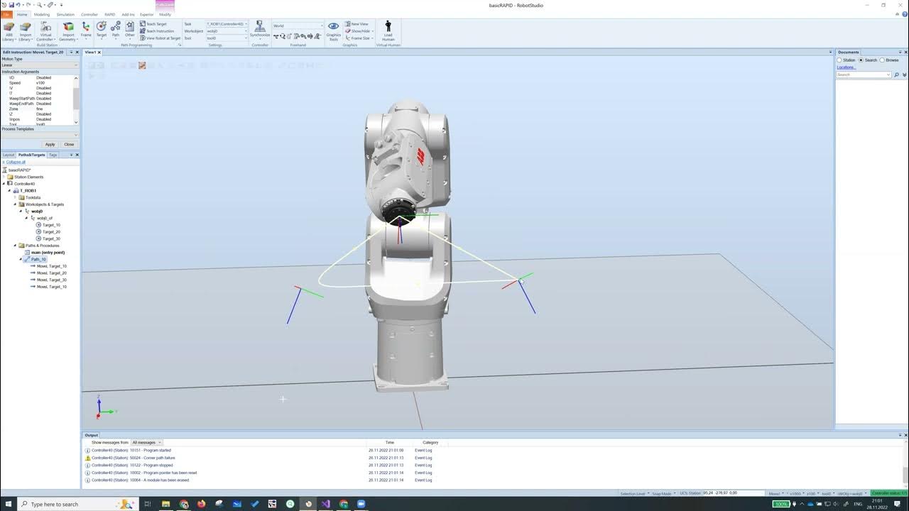 3.3 RAPID Programming [ENG & THAI] - YouTube