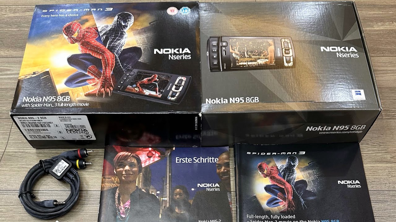 Nokia N95 Spider Man 3 Edition Full Box, Zin Nguyên Bản, Mới 100% Chưa ...