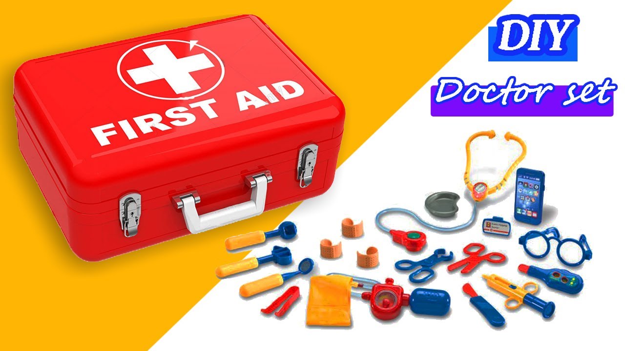 how to make paper doctor set/diy doctor set with paper /paper toys ...