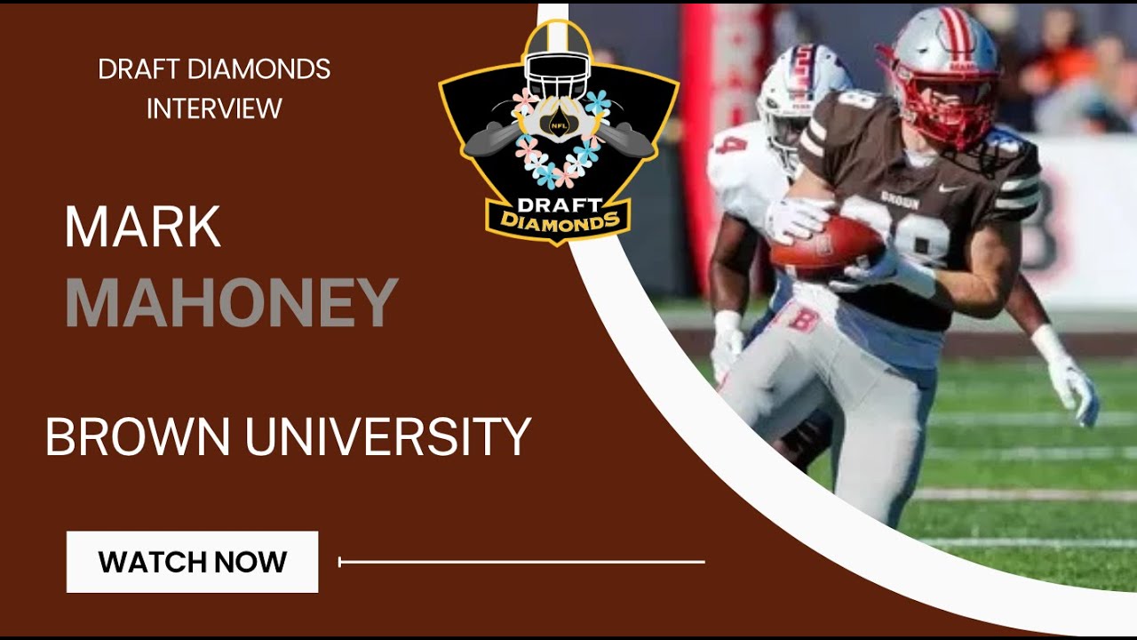 Mark Mahoney, WR/TE, Brown University | 2025 NFL Draft Prospect Zoom ...