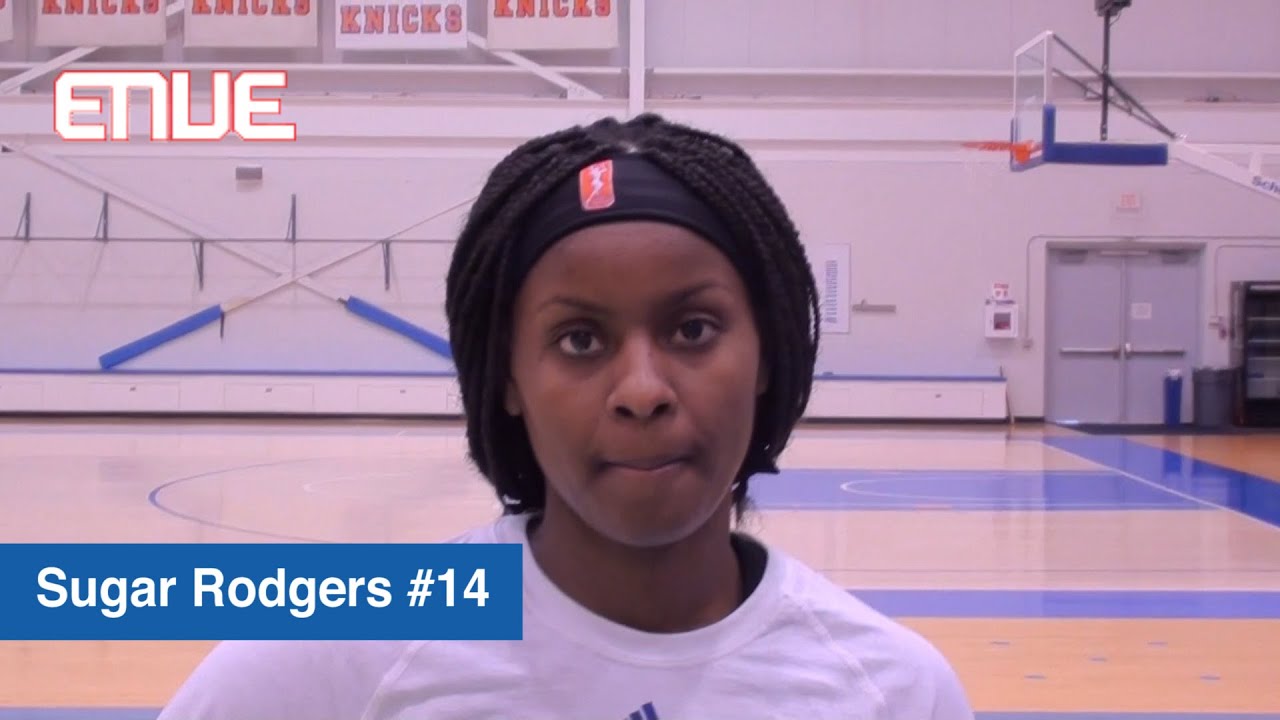 New York Liberty Media Day With Sugar Rodgers - YouTube