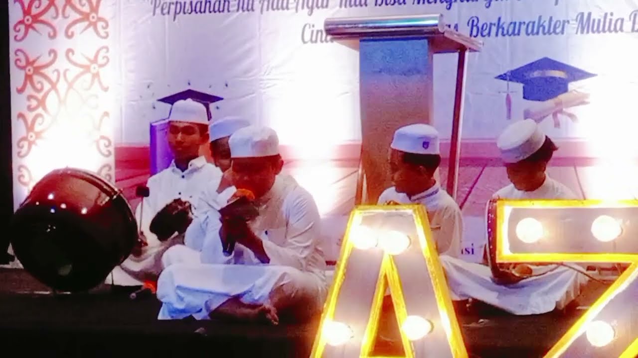 SHOLAWAT PERPISAHAN HABSY PUTRA MTS AL AZHAR SAMARINDA - YA RASULALLAH ...
