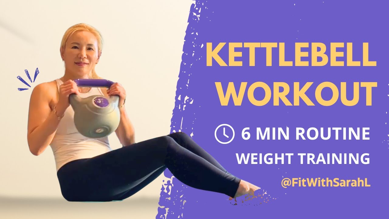 Kettlebell Workout | 6 Minute Weight Training Routine - YouTube