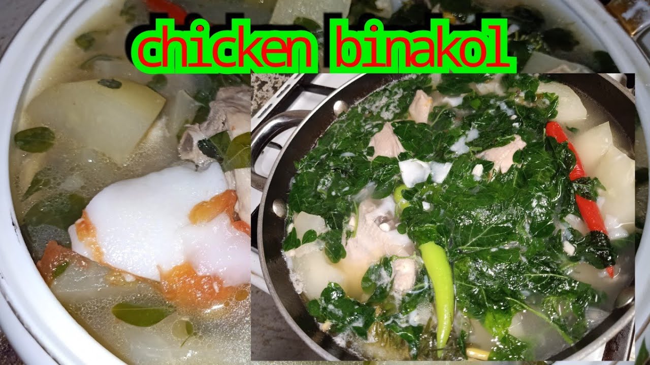 binakol na manok Ilonggo style /chicken binakol /how to cook chicken ...