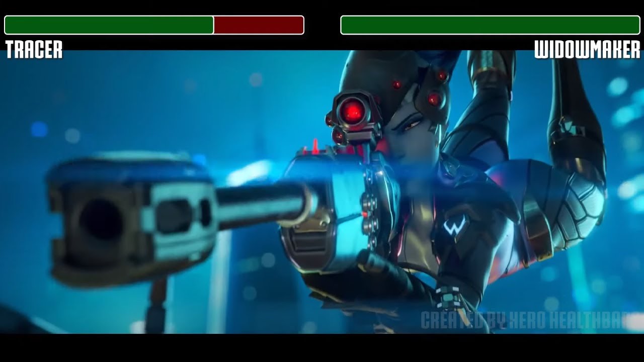 Tracer vs. Widowmaker fight WITH HEALTHBARS | HD | Overwatch - YouTube