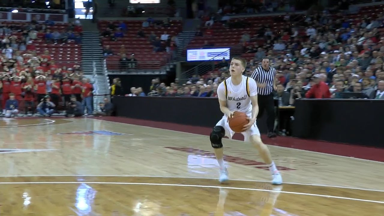 Myles Herro puts Whitnall back in front with a three-pointer with 40 ...