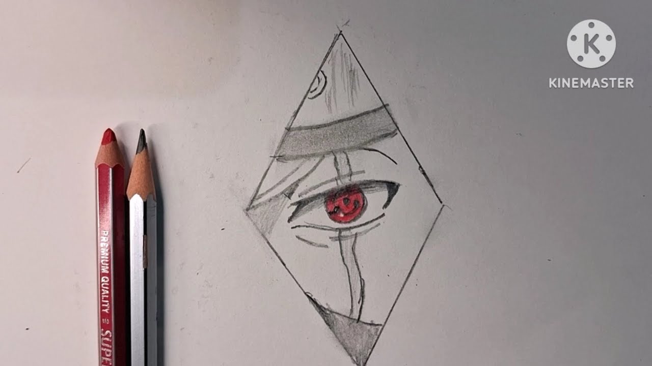 How to draw anime red eyes easy tutorial - YouTube