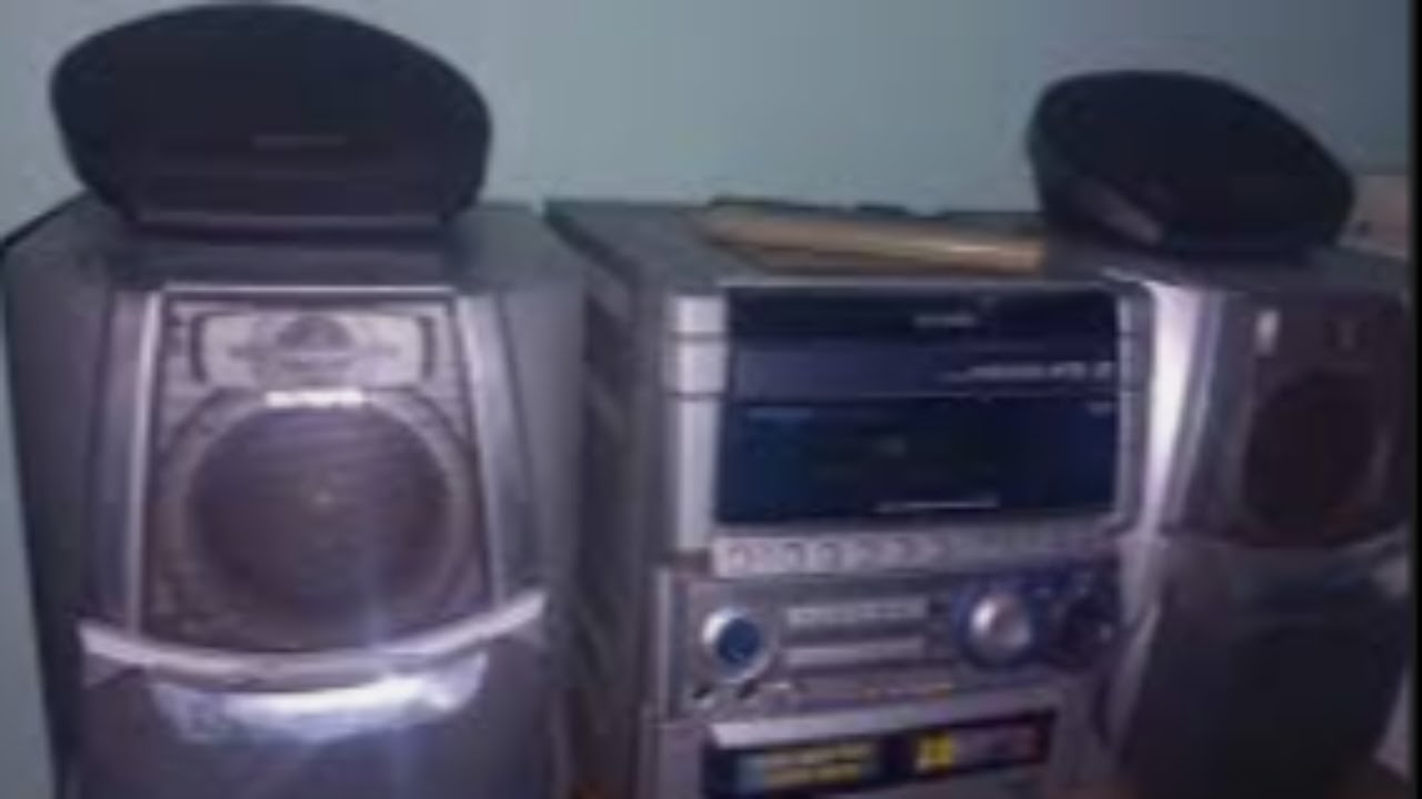 aiwa nsx sz70e stereo system 3 disc cd player skipping cd player this ...