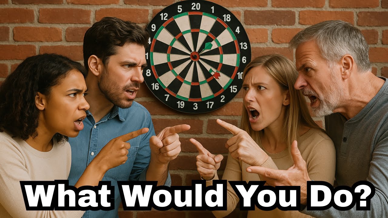 Controversial Darts Question Sparks Debate - YouTube