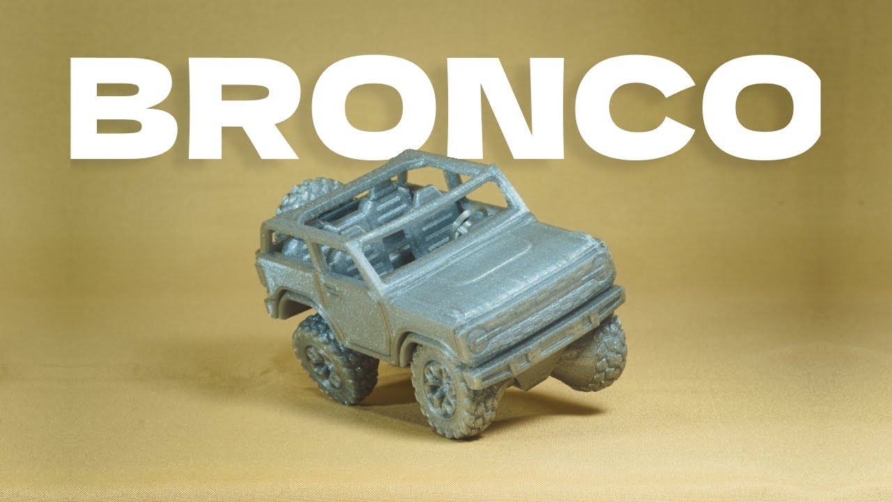 3d printed Ford Bronco - YouTube