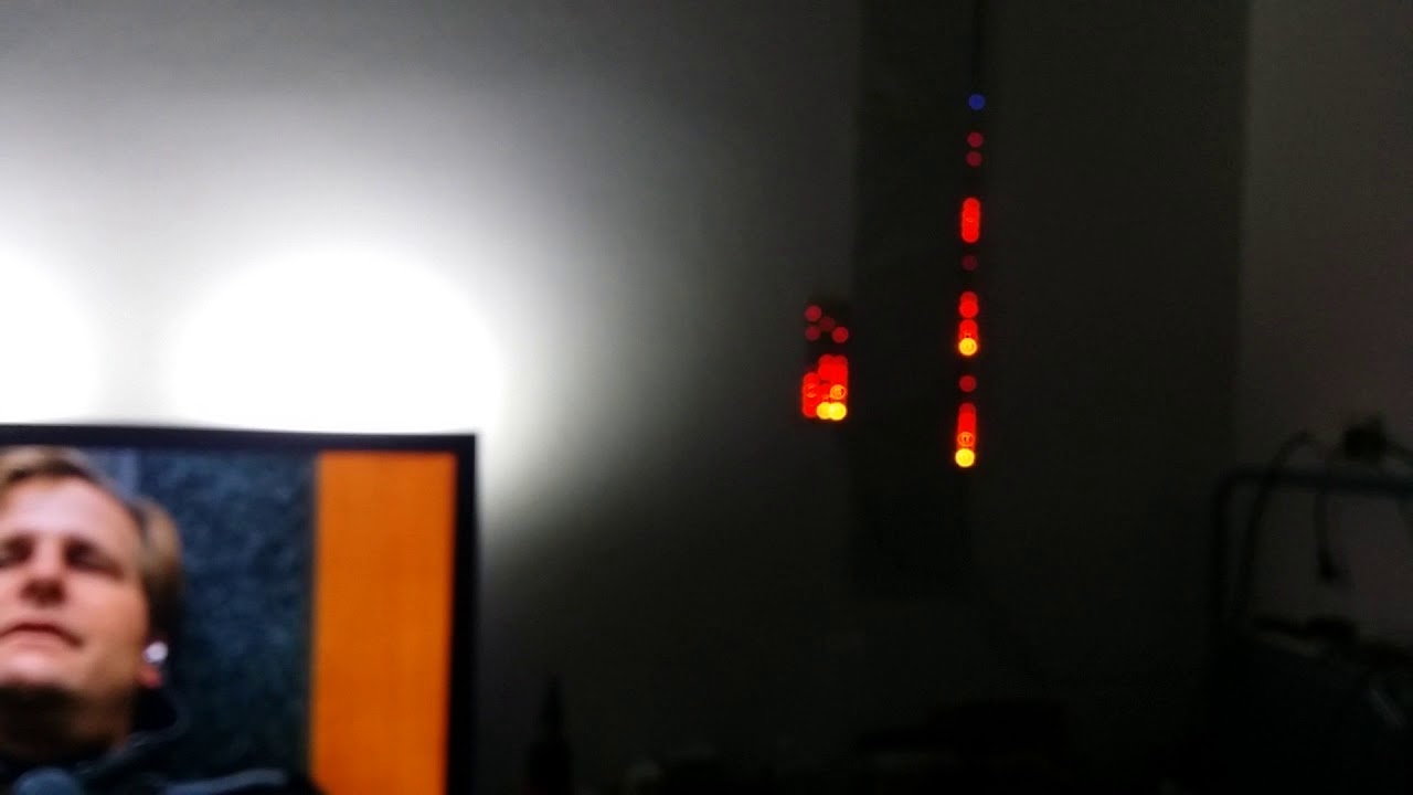 fire led strip 3 rows x 12 - YouTube