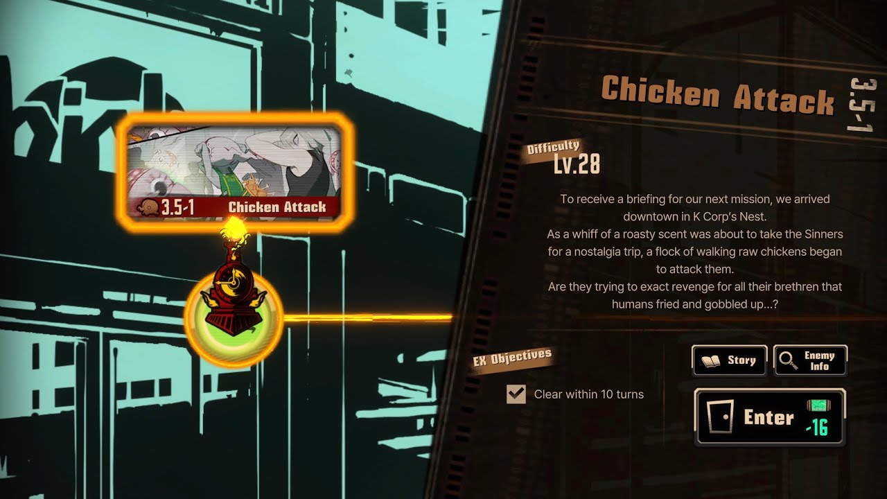 Limbus Company Stage 3.5-1: Chicken Attack - YouTube