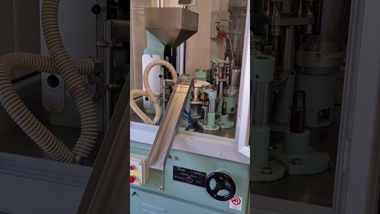 Zanasi Mod. RM63 - Capsule Filling Machine used - YouTube