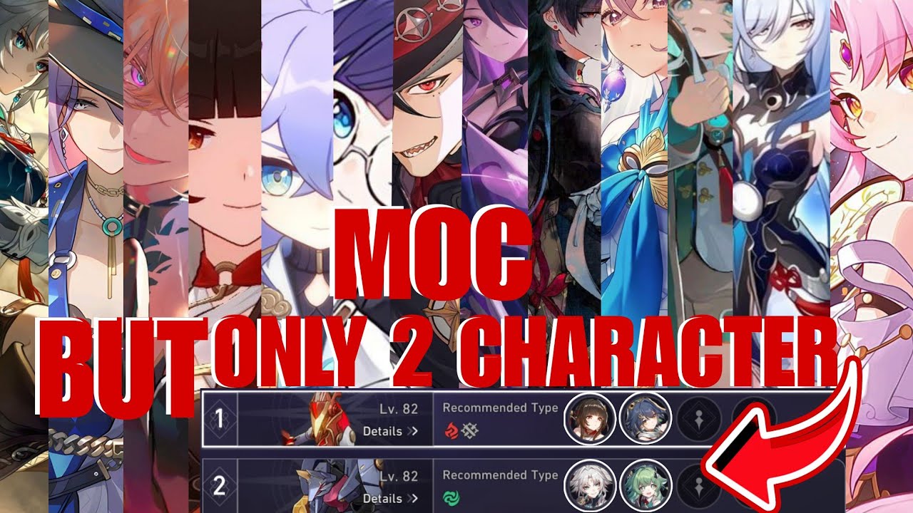 [Hsr v2.5 MOC] Only 2 Character Lineup | Stage 3-6 | Honkai Star Rail 2 ...