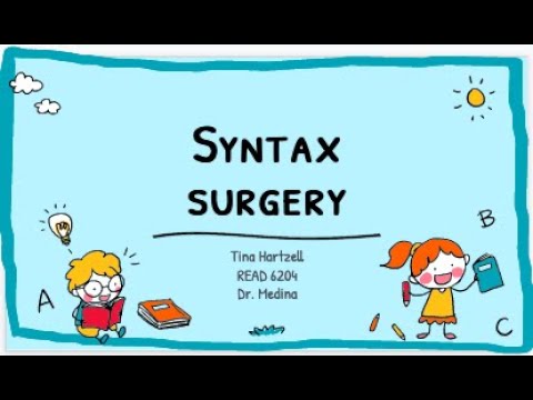 Syntax Surgery - YouTube