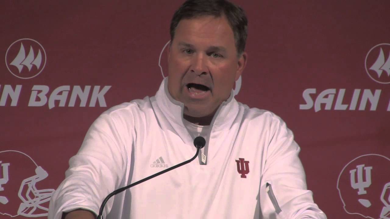 Coach TV: IU coach Kevin Wilson breaks loss of QB Nate Sudfeld - YouTube