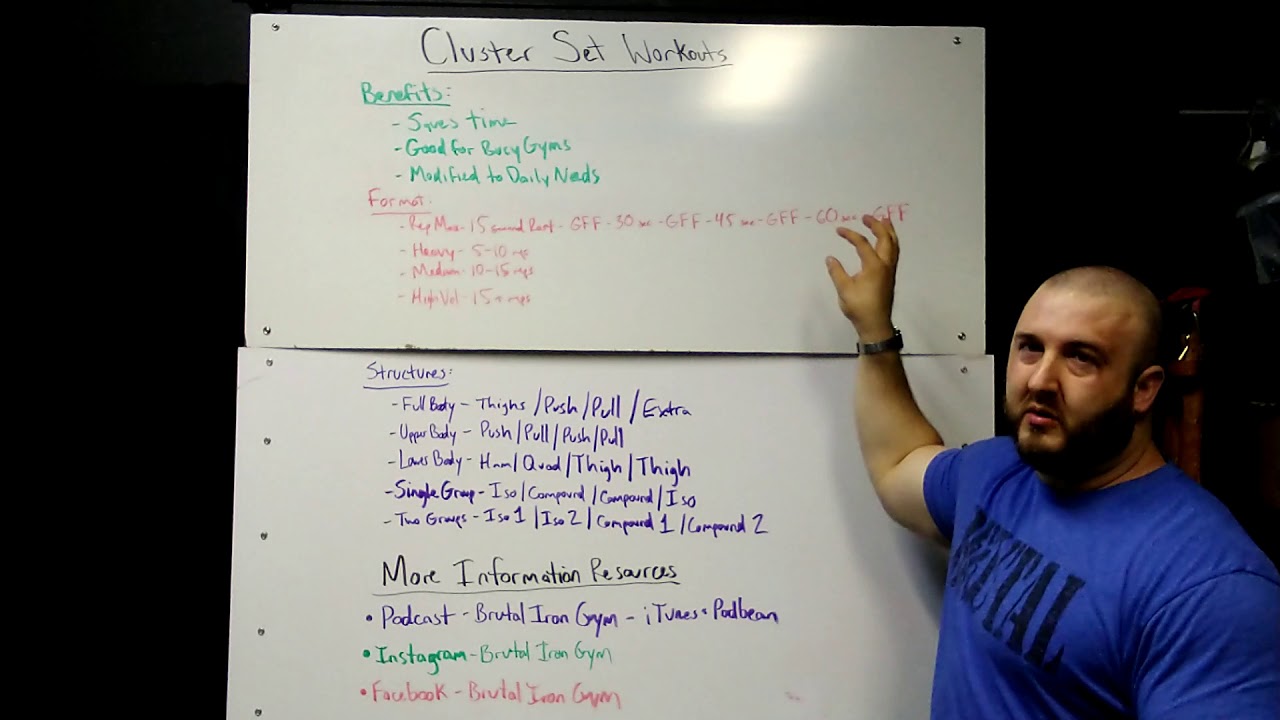 Training Program Structure - Cluster Set Workout - Teaching Video - YouTube