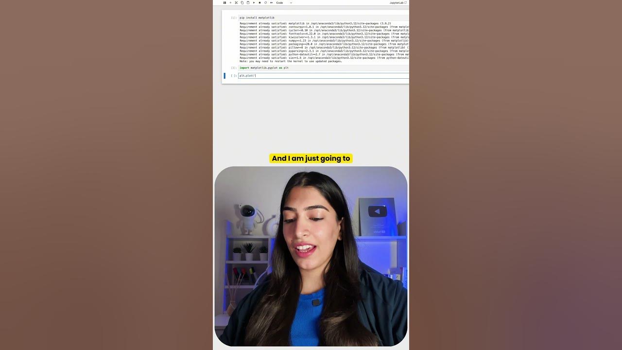 Create Basic Plot in Matplotlib | Getting started for beginners - YouTube
