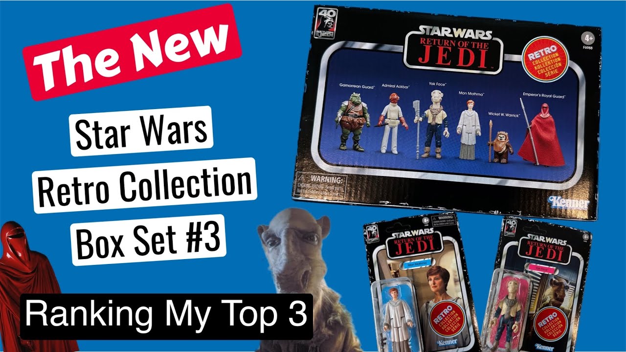 The New Star Wars Retro Collection Return of The Jedi Box Set - YouTube