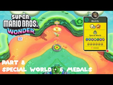 Super Mario Bros. Wonder - Part 8 (Special World + 6 Medals) - YouTube