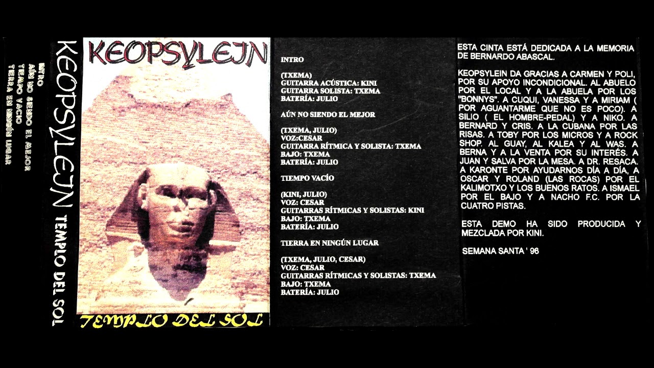 Keops Ylein - Demo "Templo del sol" 1996 - YouTube