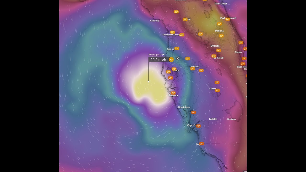 Directo: Dentro del Huracán Milton – Trazando su Ruta hacia Florida ...