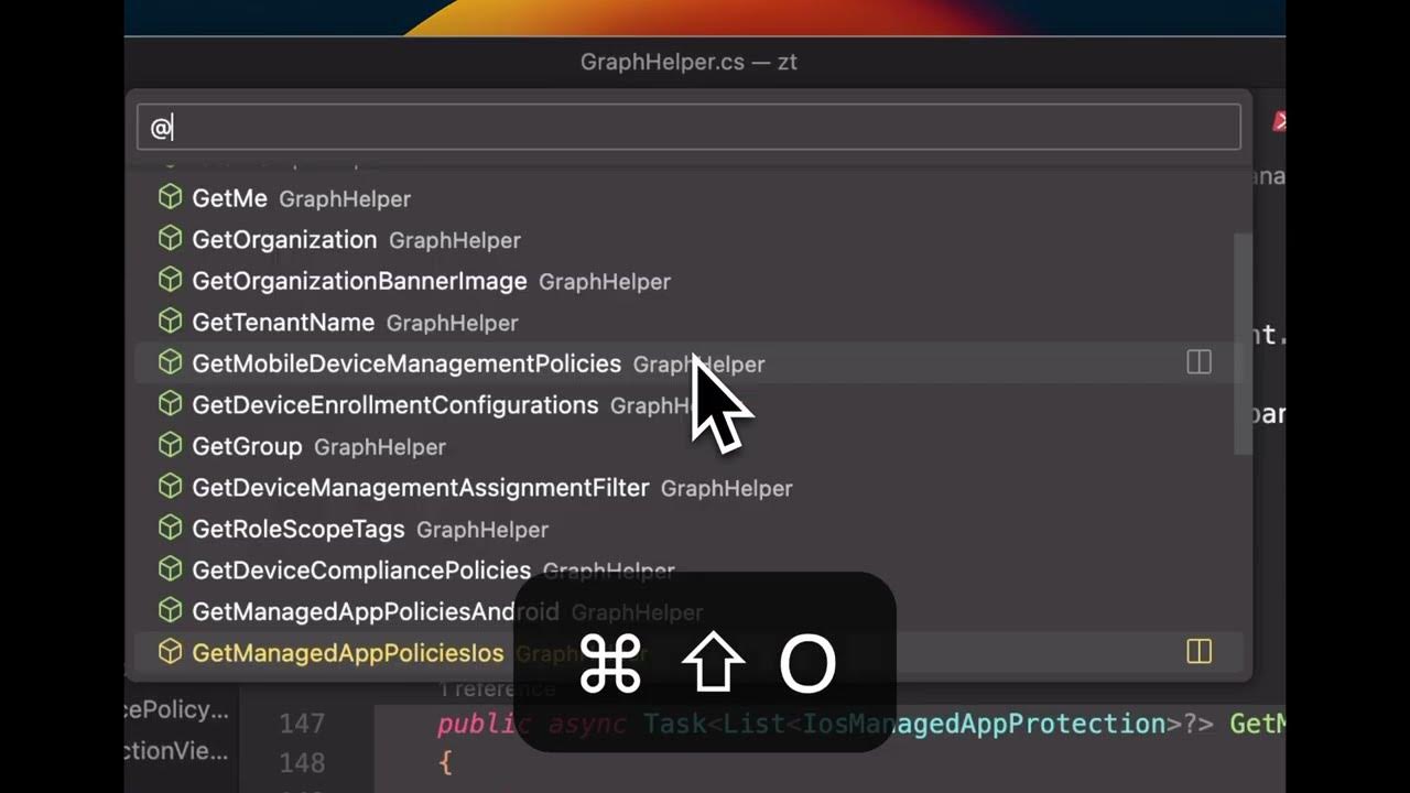 Quick VS Code Navigation Tip: Ctrl + Shift + O - YouTube
