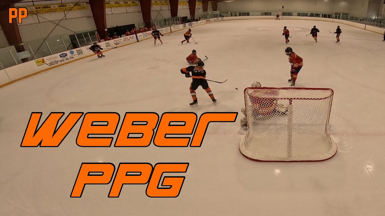 Weber tips the point shot for a powerplay goal! Lady Flames 10/13/24 - YouTube