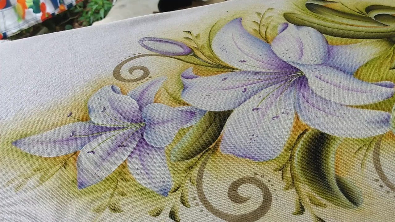Aprenda a pintar LÍRIOS - videoaula - YouTube