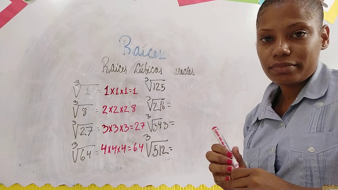 Raíces cúbicas exactas 6to de primaria - YouTube
