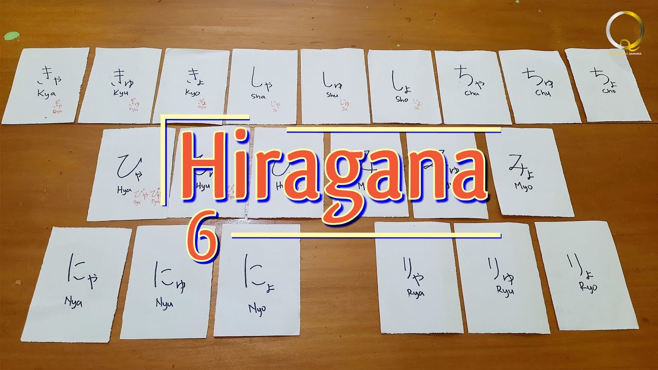 Belajar Menulis Hiragana (6/7) KyaKyuKyo, ShaShuSho, ChaChuCho ...