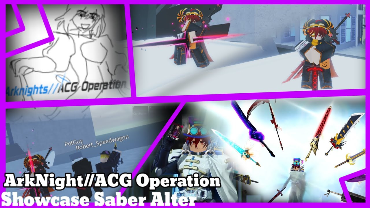 [Roblox]Arknight//ACG Operation Showcase Saber Alter - YouTube