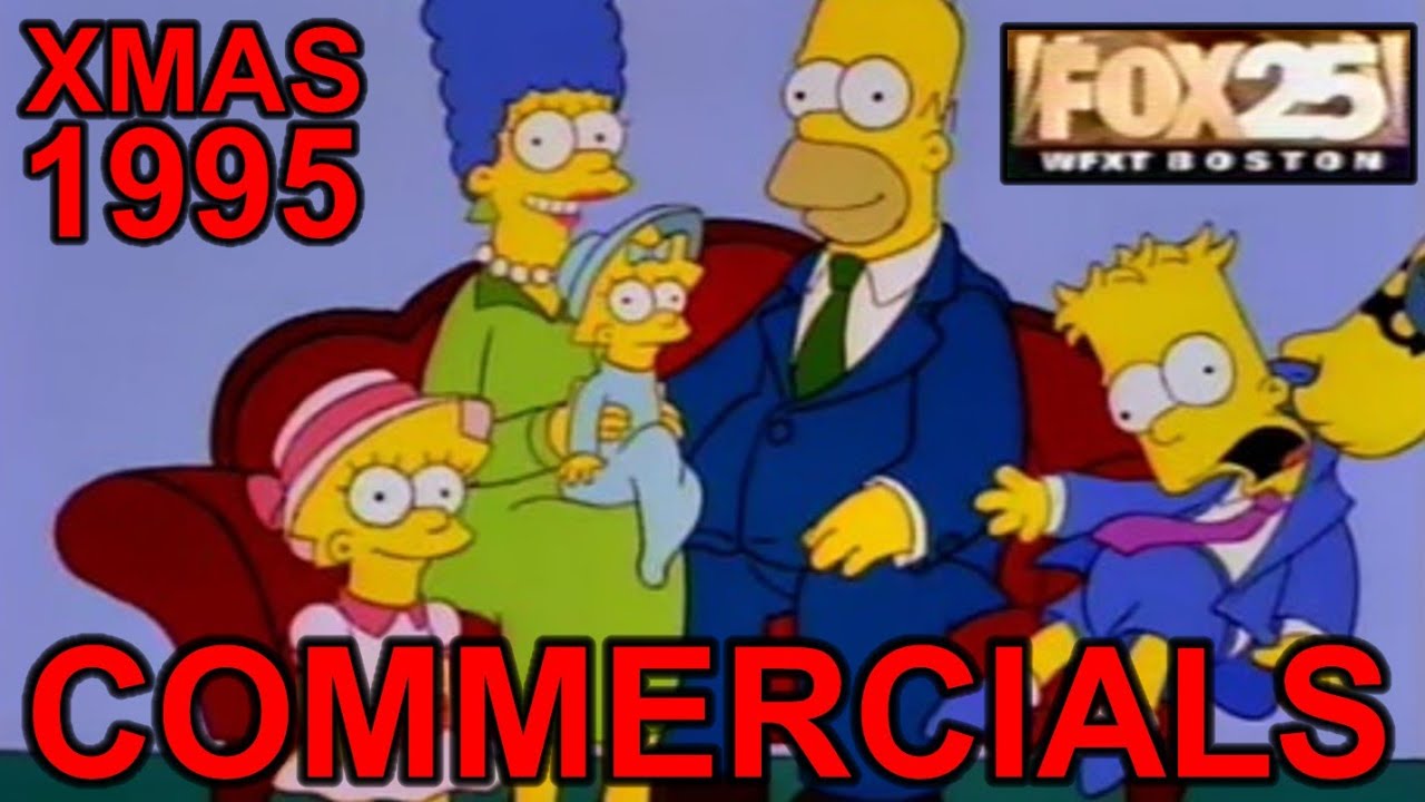 1995 Christmas - COMMERCIALS from The Simpsons: Marge Be Not Proud (FOX ...