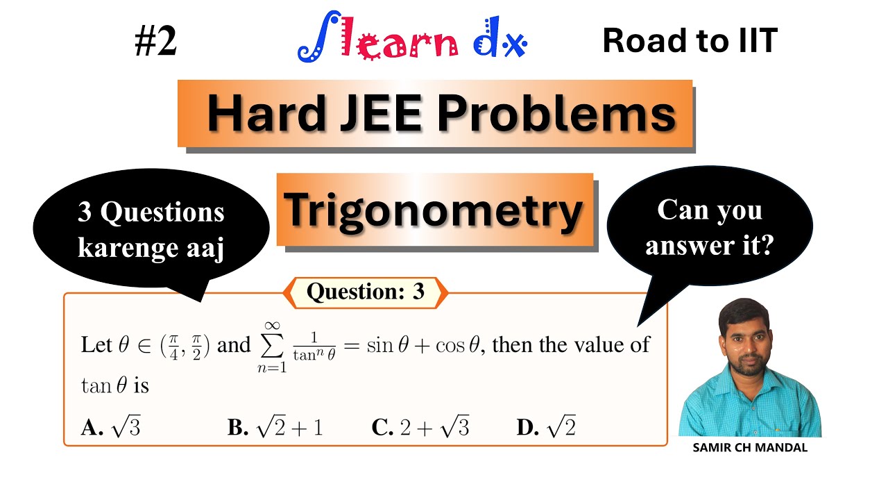 Trig2 #Trigonometry for JEE Advanced | Problem-Solving Walkthrough ...