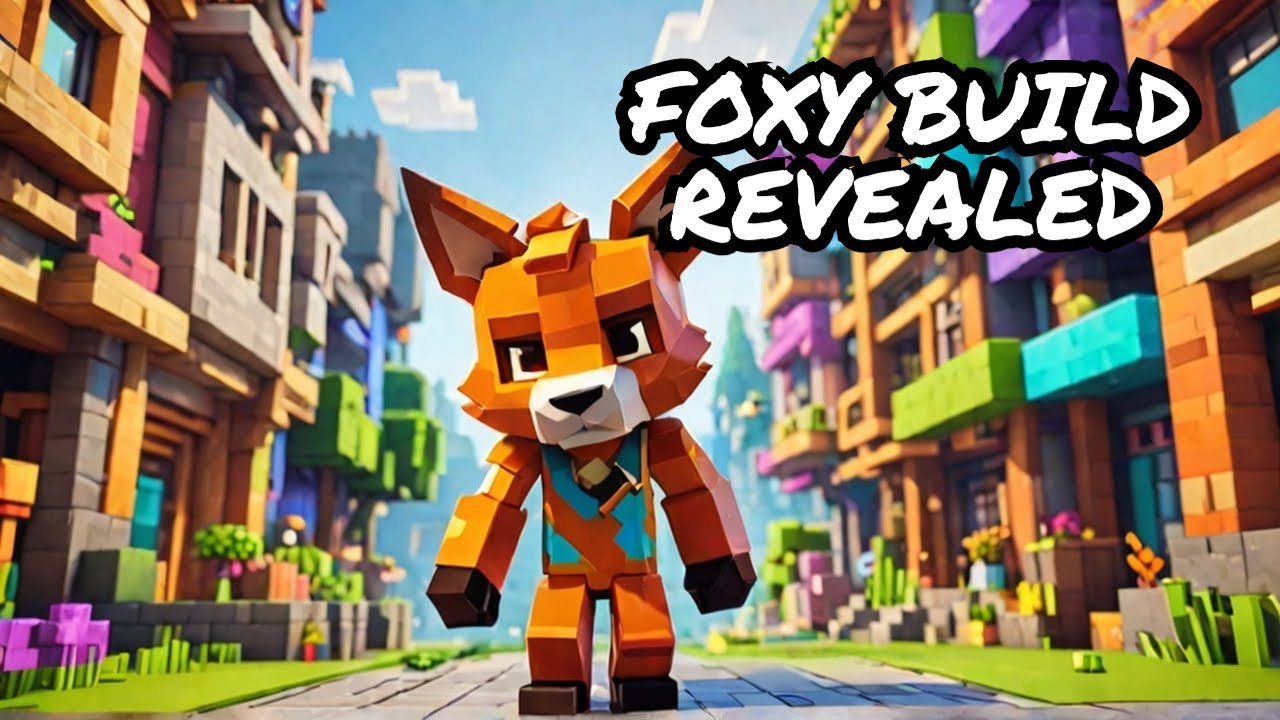 Revealing the Process: FNAF Foxy Minecraft Build - YouTube