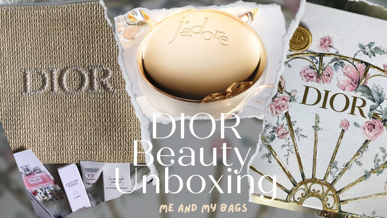 DIOR Beauty Unboxing | 9 Complimentary Gifts | Freebies | New J’adore ...