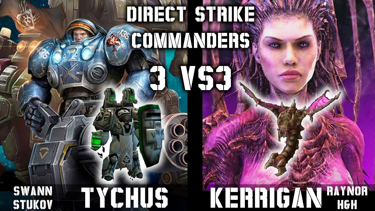 3v3 Tychus vs Kerrigan | Carrying Shame lol (tychus in late is a bad ...