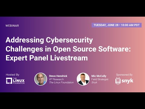 LF Live Webinar: Addressing Cybersecurity Challenges in Open Source ...
