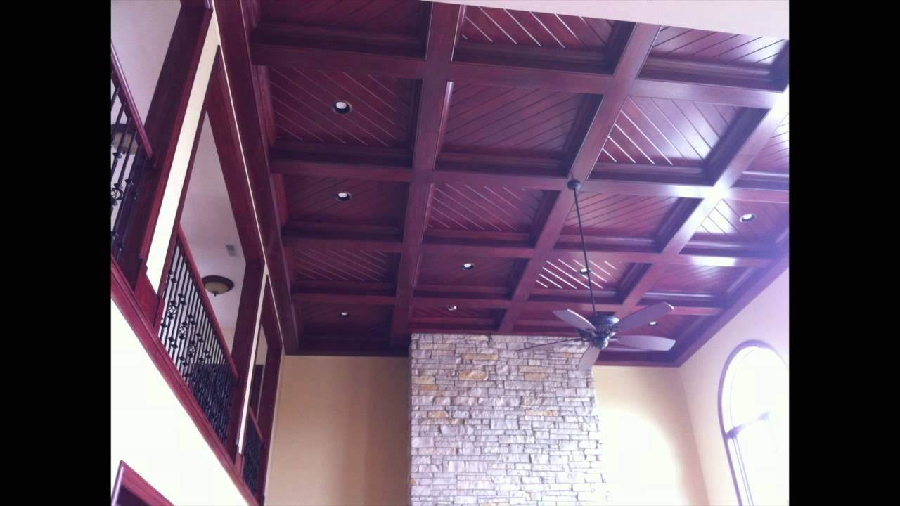 Elite Trim Carpentry-Coffered Ceilings - YouTube