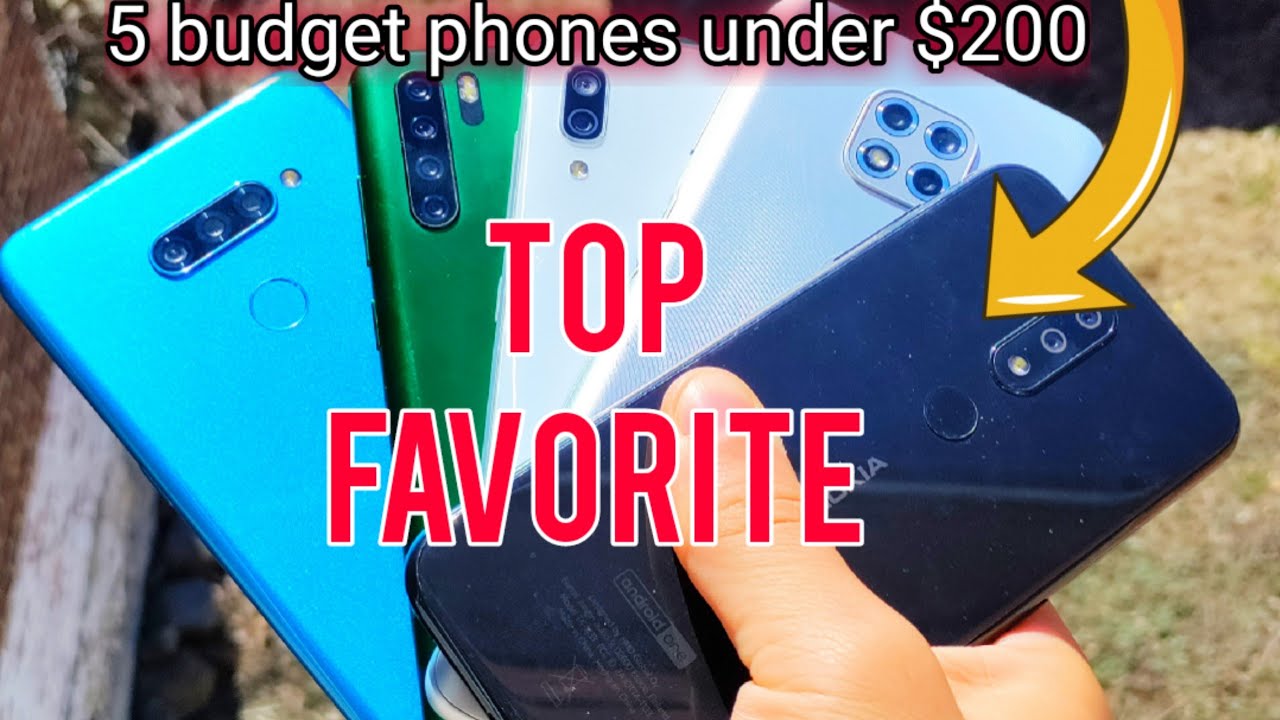 Top 5 Unlocked budget phones under $200 | Top favorite phones in 2021 ...