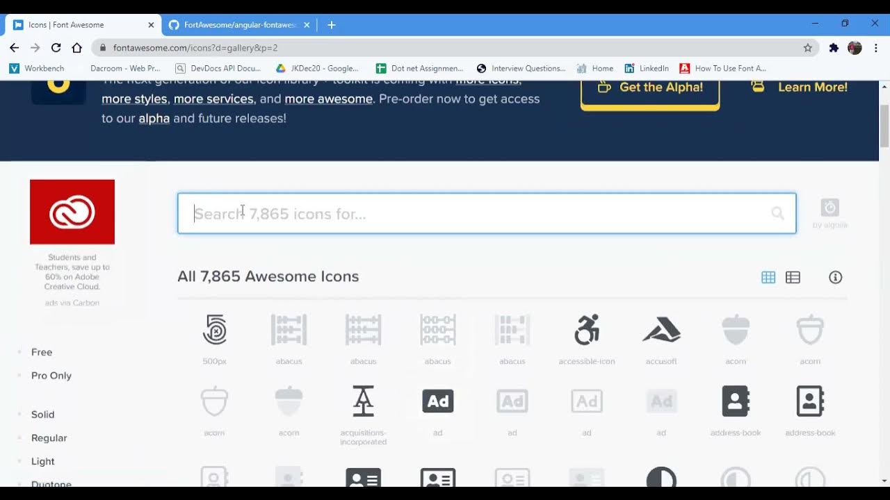 Install Font Awesome & Icons in Angular - YouTube